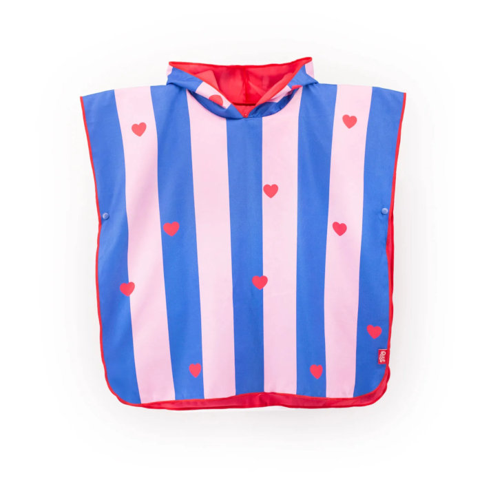 QUUT otroški pončo (1-6 let) 60x60 - Cherry - Sempatja